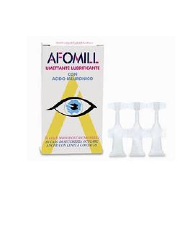 AFOMIL UMETTANTE LUBRIFICANTE GOCCE OCULARI 10 FIALE 0,5 ML